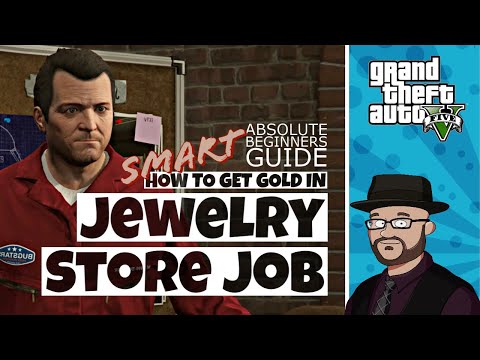 How to get Gold in GTA 5 Jewel Store Job (Smart) Walkthrough | GTA5 Jewel Store Job (Smart) Tutorial