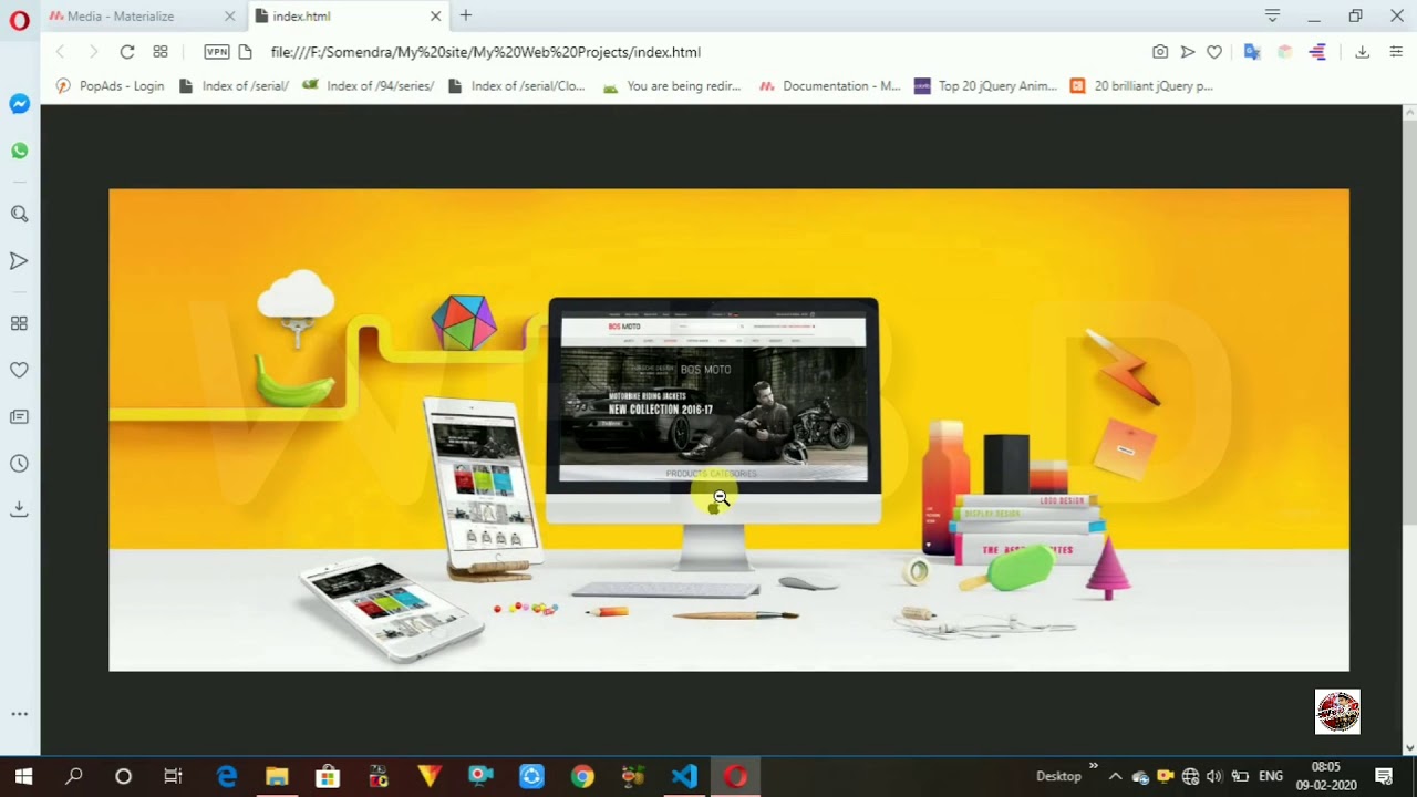 Lightbox Image Gallery with materializecss