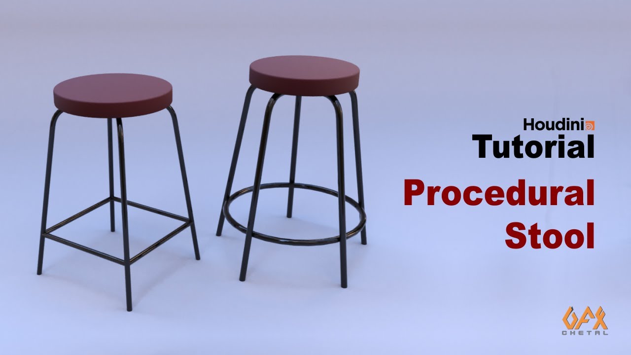 Houdini Tutorial | Procedural Stool Creation