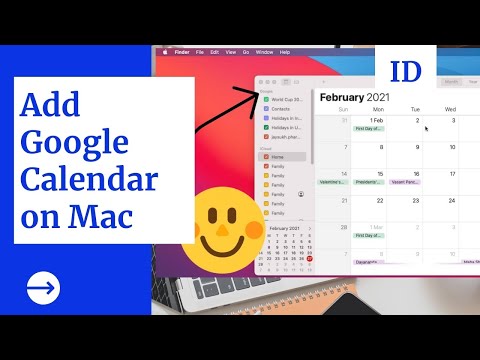 Add Google Gmail Calendar to Apple Calendar on Mac and Add Event & Delete,