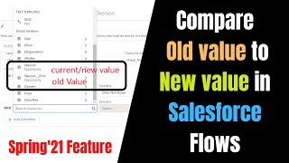 Video | Spring'21 Prior Value in Salesforce Record Triggered Flows - ISCHANGED IN Salesforce ...