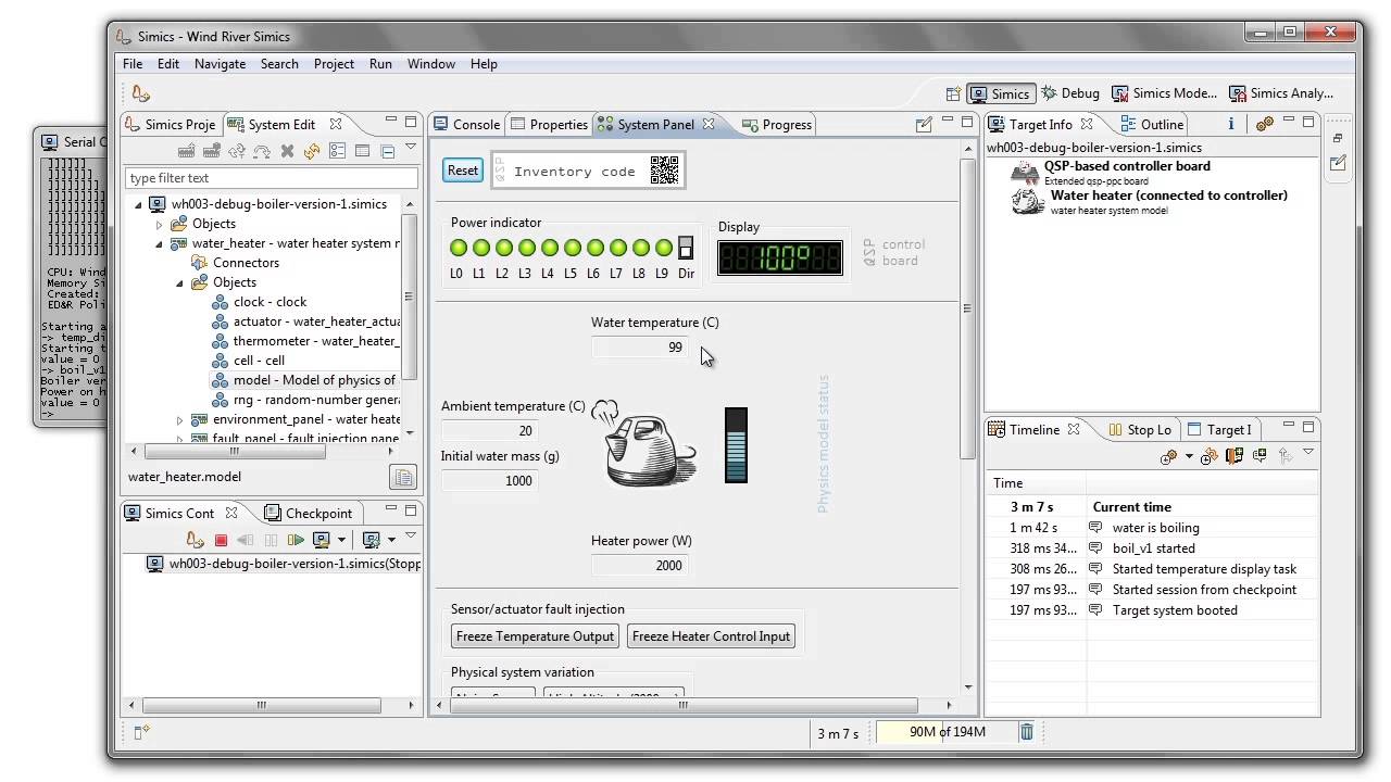 Simics and Physics Simulation
