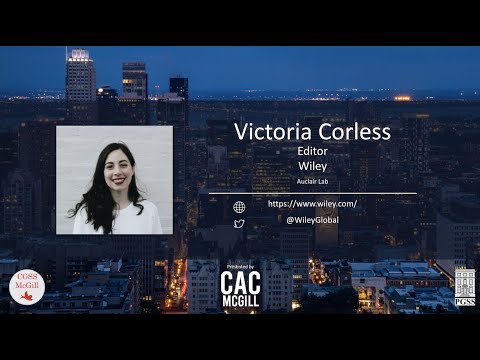 Victoria Corless - Associate Editor at Wiley