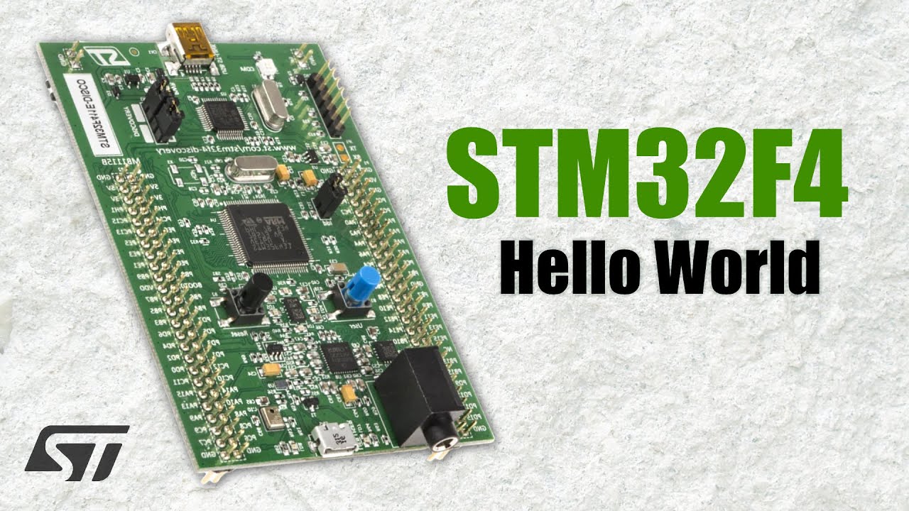 STM32 ARM Cortex-M4 (003) - Hello World (Blocking)