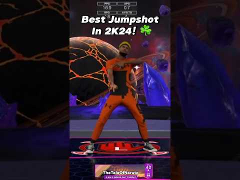 BEST JUMPSHOT FOR 83 OR LOWER 3PT RATING IN 2K24! #nba2k24 #bestjumpshot2k24 #bestjumpshot #shorts