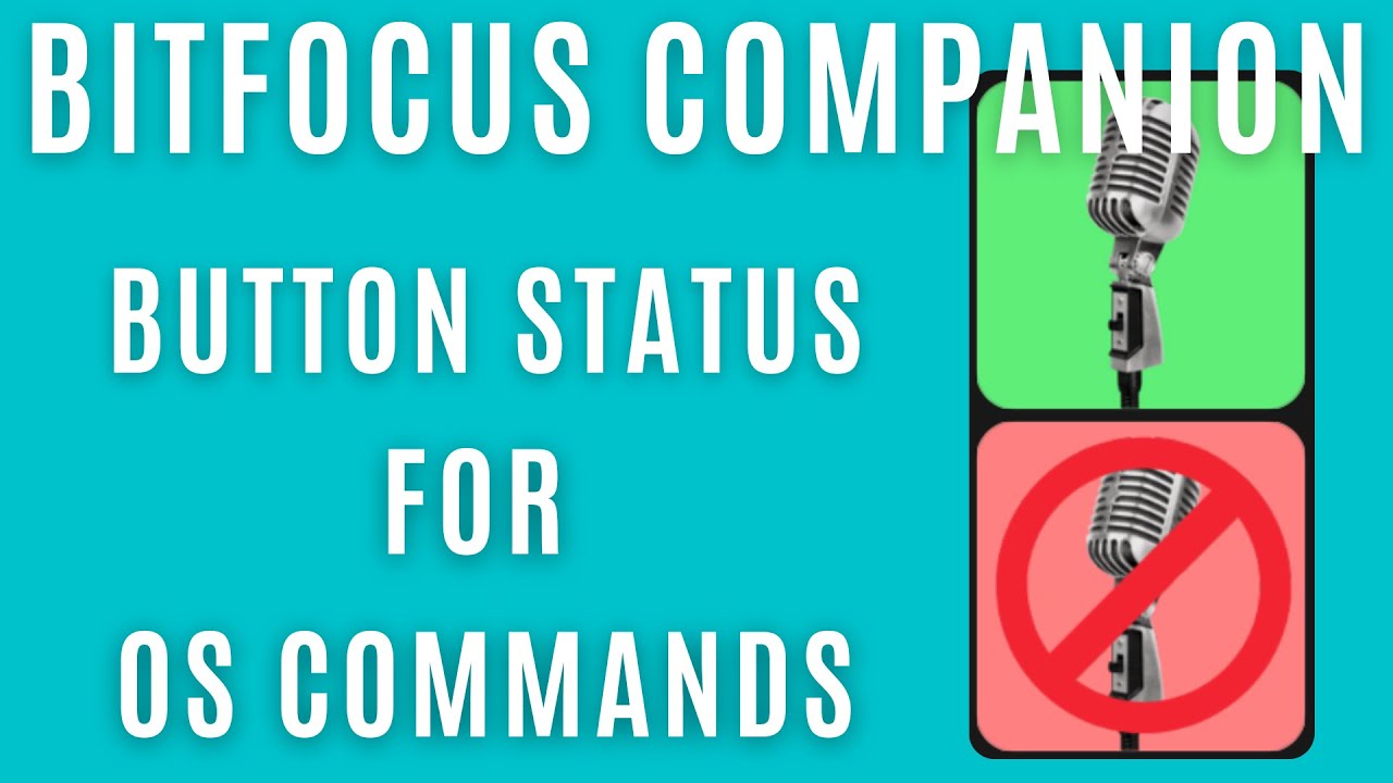 Bitfocus Companion buttons can show status info from OS commands or ...
