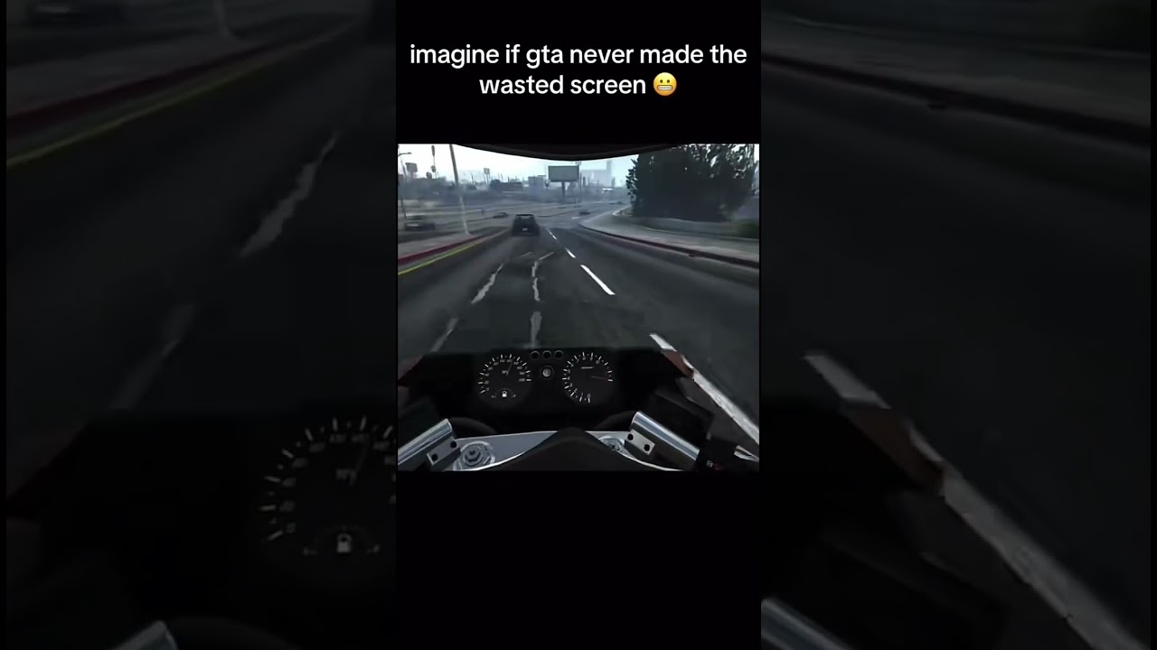 Imagine if GTA never had a wasted screen #gta #rockstar #gameplay