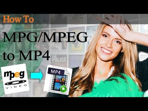 How to Convert MPG/MPEG to MP4 [iMedia Converter Deluxe]