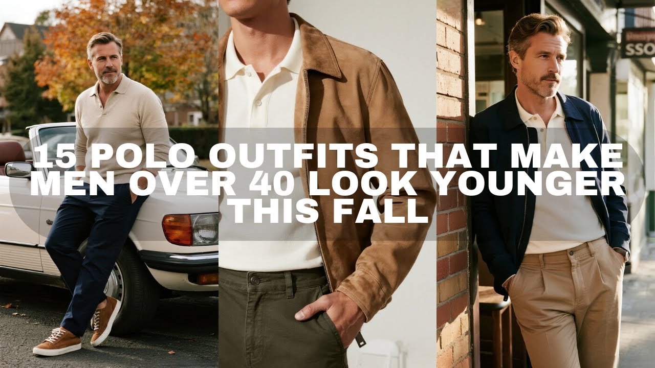 15 Polo Outfits That Make Men Over 40 Look Younger This Fall