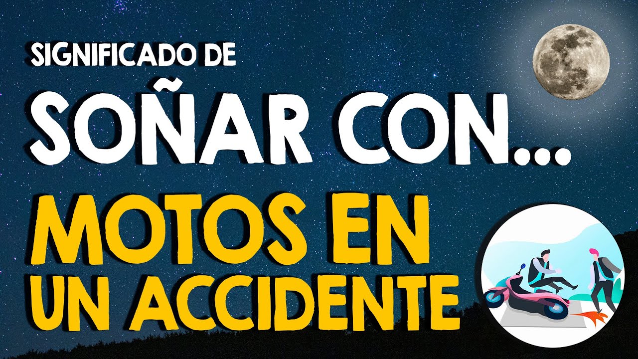 ¿Qué significa soñar con motos en un accidente o comprarla? 🏍