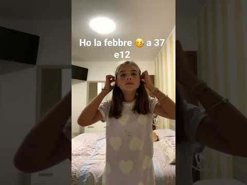 Ho la febbre 🤒 a 37 e 12 e sto a casa da ieri e anche le mie sorelle una di due anni e l’altra di 6