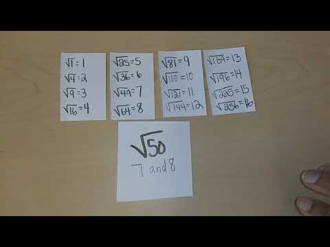 The Easy Way to Determine Where A Square Root Lies - Between Which Two Consecutive Numbers (Part 1)