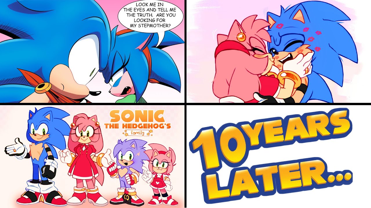 ANOTHER HOUR of Sonamy 10 Years Later - Sonic x Amy Comic Dub MEGA COMP