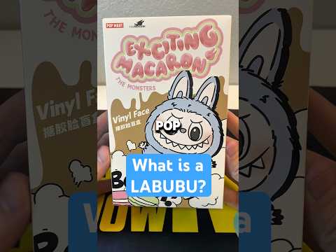 What the heck is a LABUBU? | unboxing pop mart vinyl toy #labubu