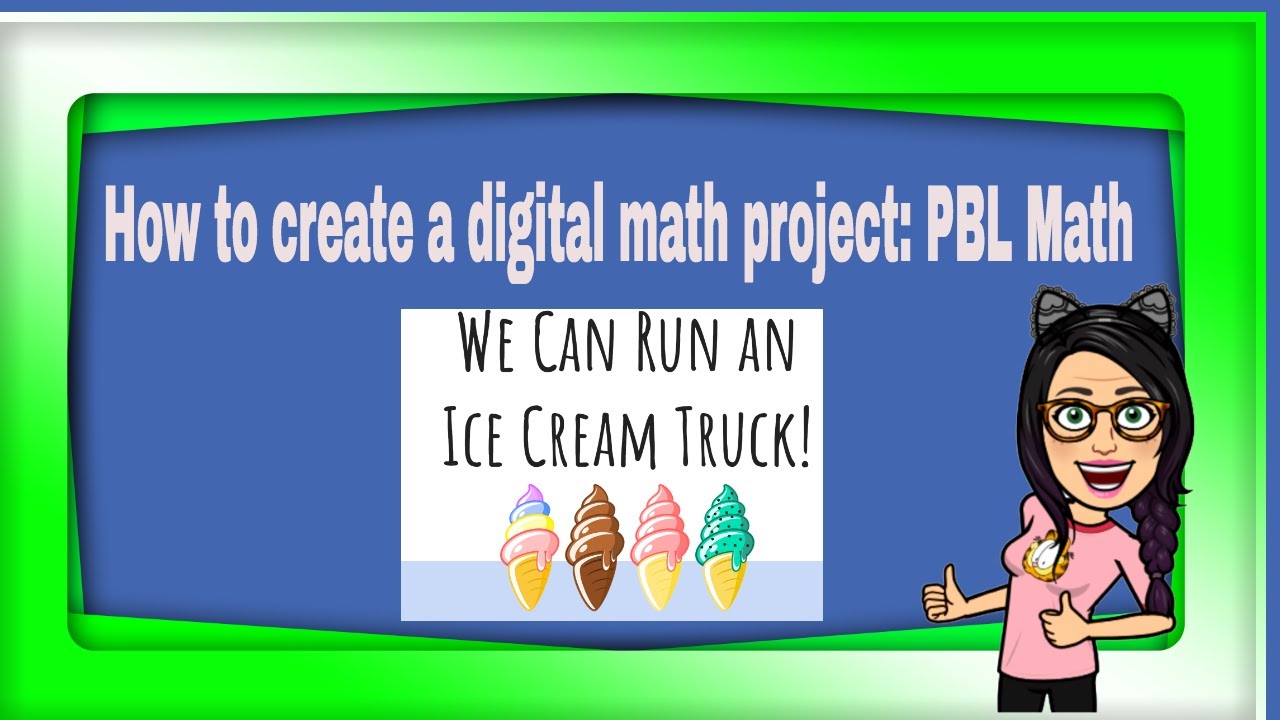 How to Create a Digital Math Projects for Common Core Math Standards