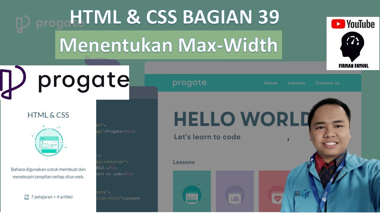 #39 Max Width Responsive HTML dan CSS