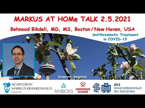 Venous Thromboembolism in COVID-19 - Dr. Bikdeli (Boston / New Haven)