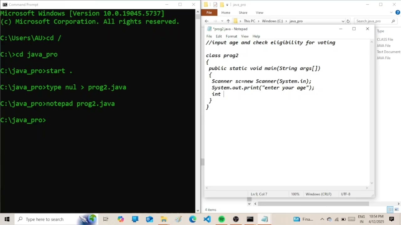 Java Program to Check Voting Eligibility | Beginner Java Project