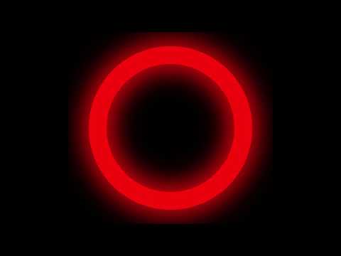 Red Screen Ring Circle Light Effect 1 Hour
