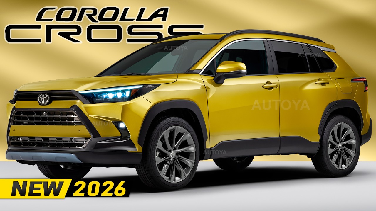 Rendering: 2026 Toyota Corolla Cross Gets a Welcomed Facelift and Abundant Color Options ...