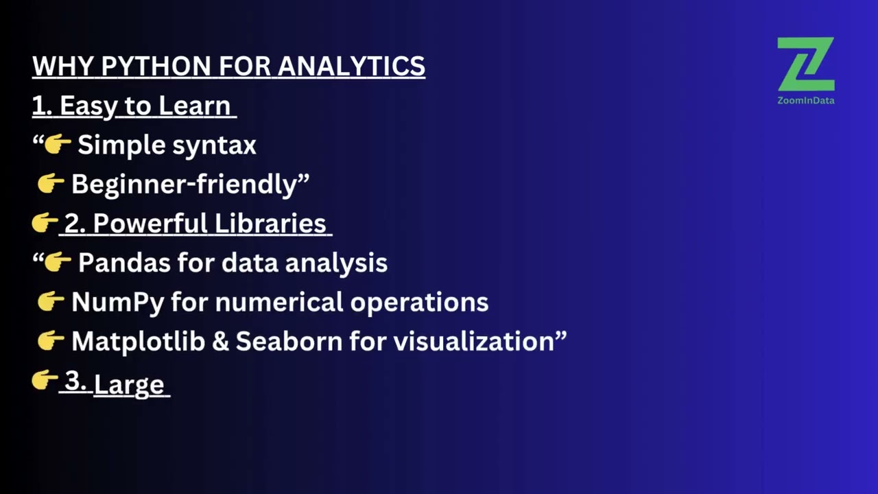 23 Why Python for Analytics