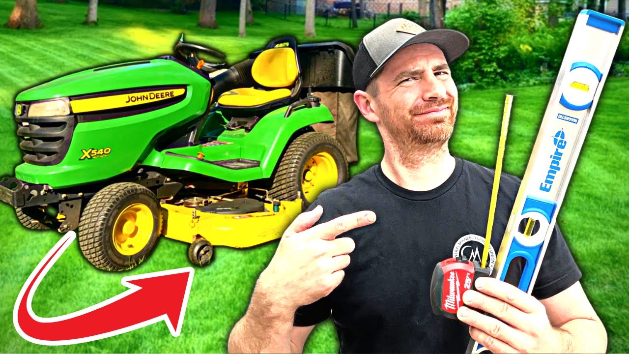 John Deere Deck Leveling; Fastest and Easiest Method GUARANTEED