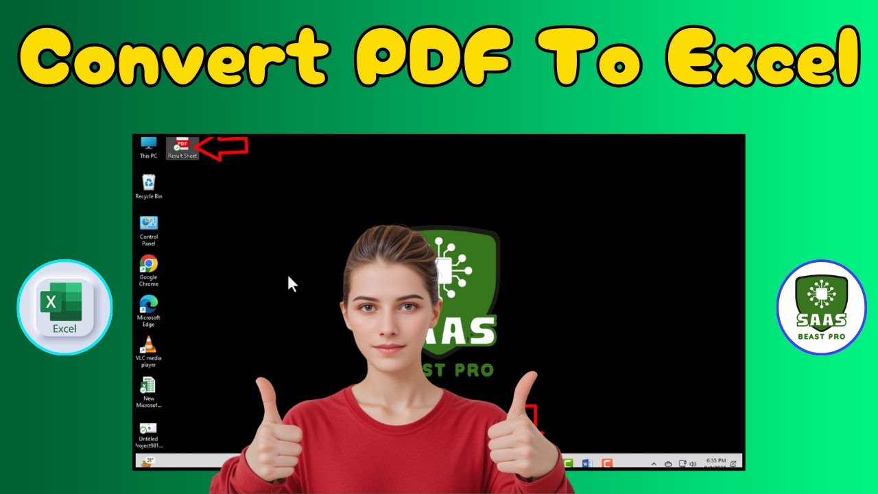 How To Convert PDF To Excel File | Quick & Easy Method (2025)