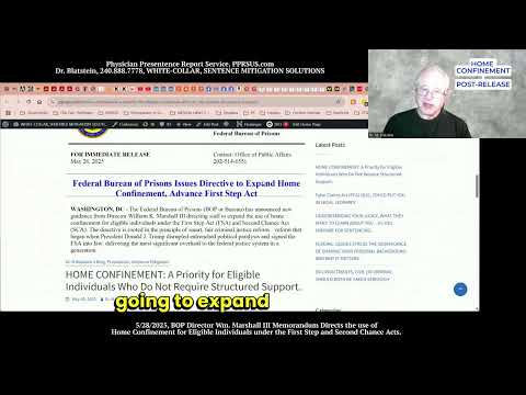 New Directive from the Federal Bureau of Prisons