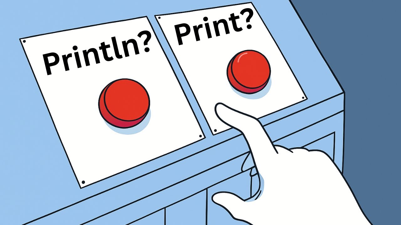print VS println in Java - Explained in 3 Minutes 40 Seconds!