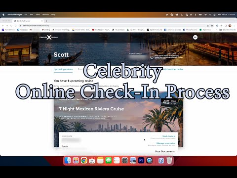 Celebrity Cruises Online Checkin Process