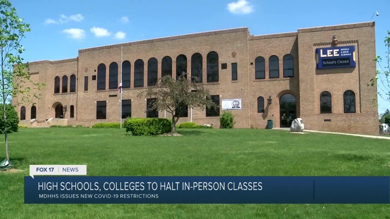 Superintendent of Godfrey-Lee Public Schools reacts to new restrictions