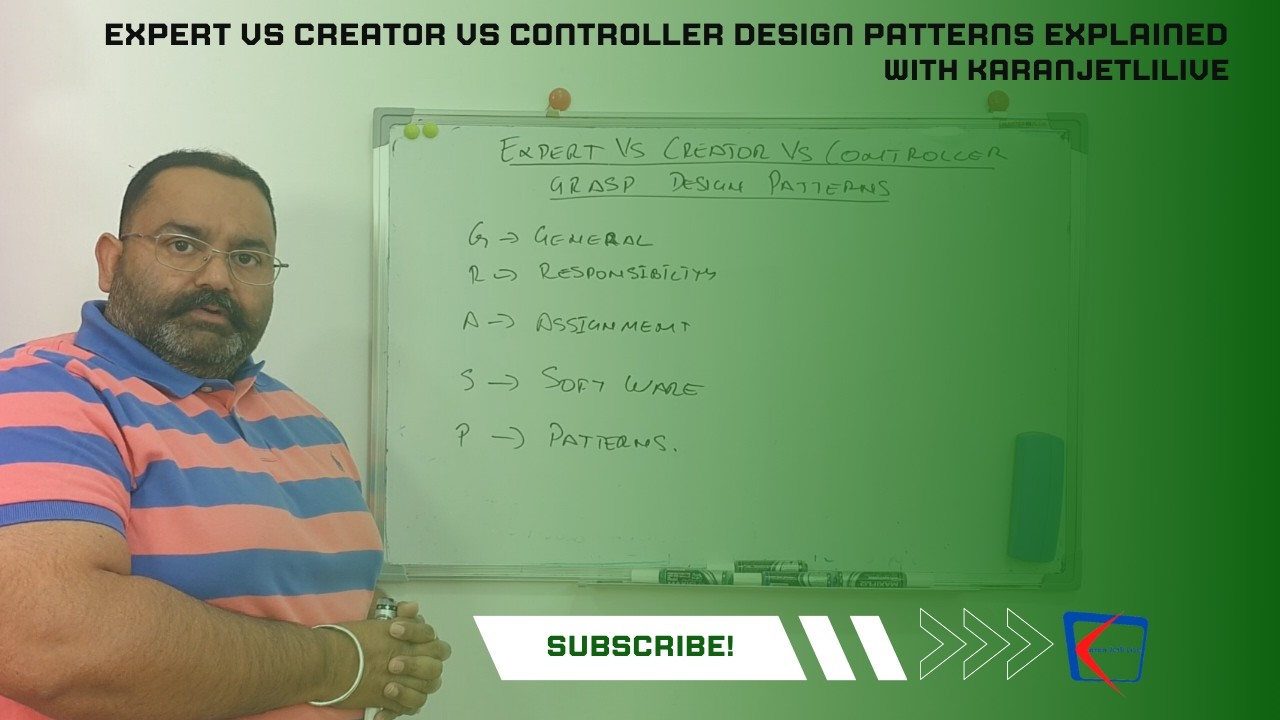Expert vs Creator vs Controller | GRASP Design Patterns Explained