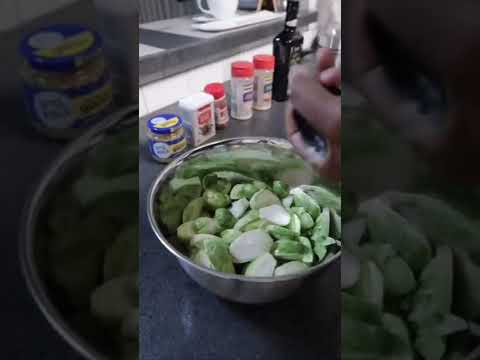 Oven Roasted Brussels Sprouts! #shorts #food #brussels #brusselssprouts #easyrecipe