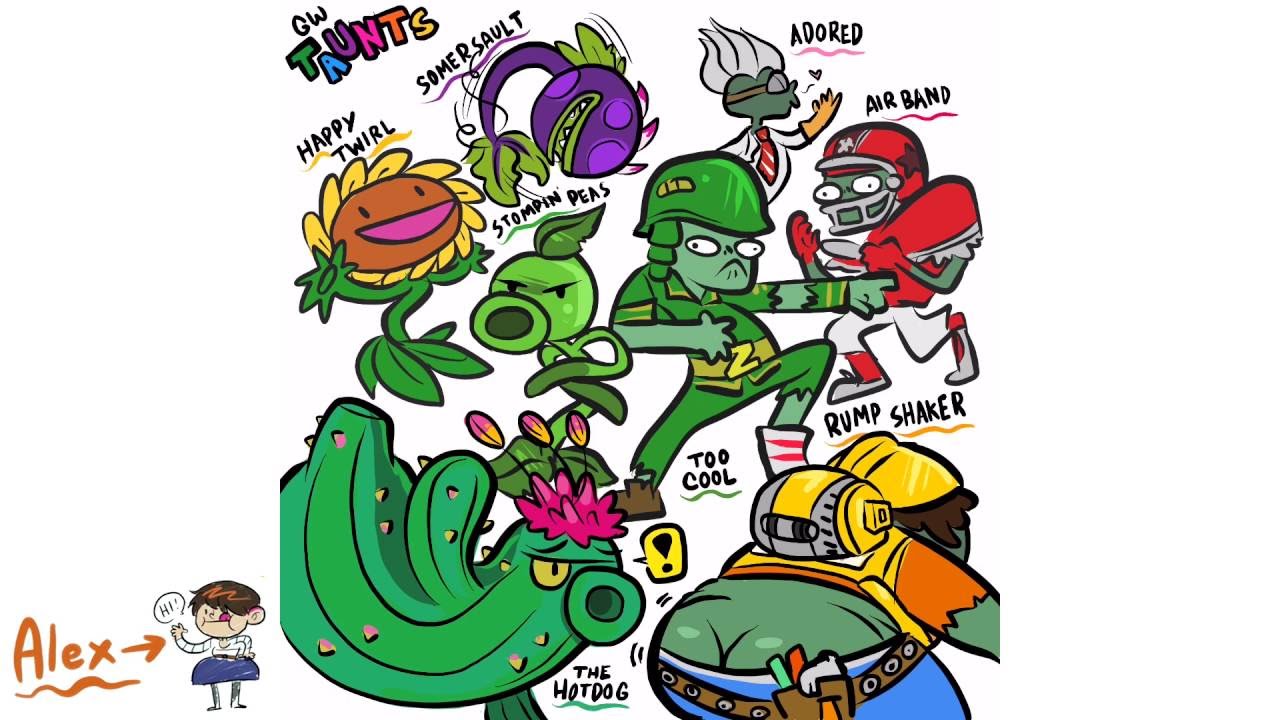 Taunt Drawing Time Lapse | Plants vs. Zombies