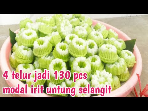 RESEP KUE PUTU AYU TERIGU 1 Kg LEMBUT DAN MENGEMBANG TAPI IRIT MODAL