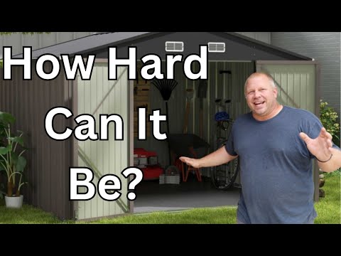PatioWell Metal Shed Assembly 10'x10'