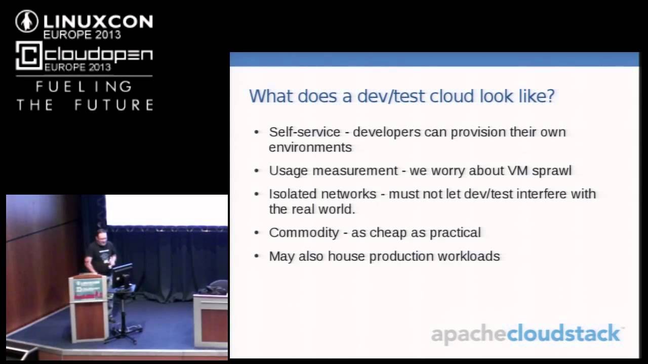 (Tutorial) Building a Test/Dev Cloud with Apache CloudStack - David Nalley, Citrix