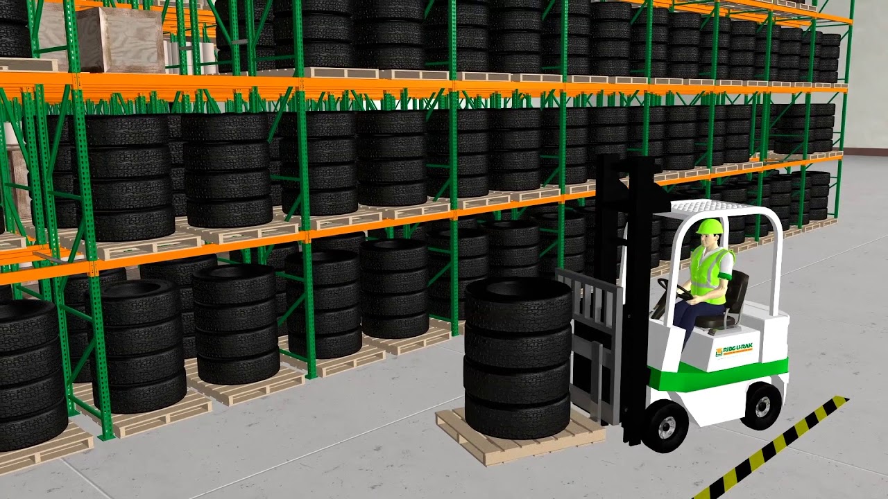 RIDG-U-RAK’s Virtual Showroom demonstrates Pallet Rack Systems and their Function