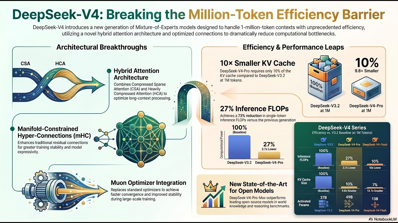 DeepSeek-V4: Towards Highly Efficient Million-Token Context Intelligence DeepSeek-AI