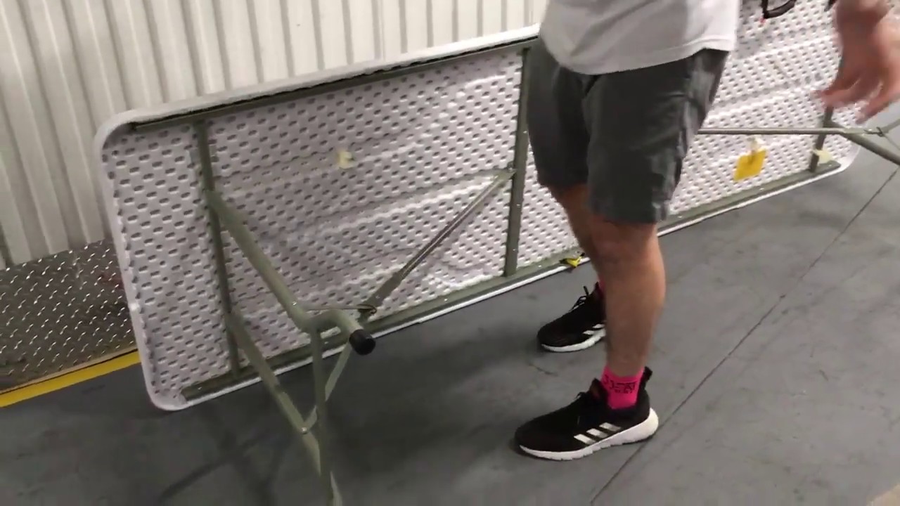 8ft Folding Tables Tutorial