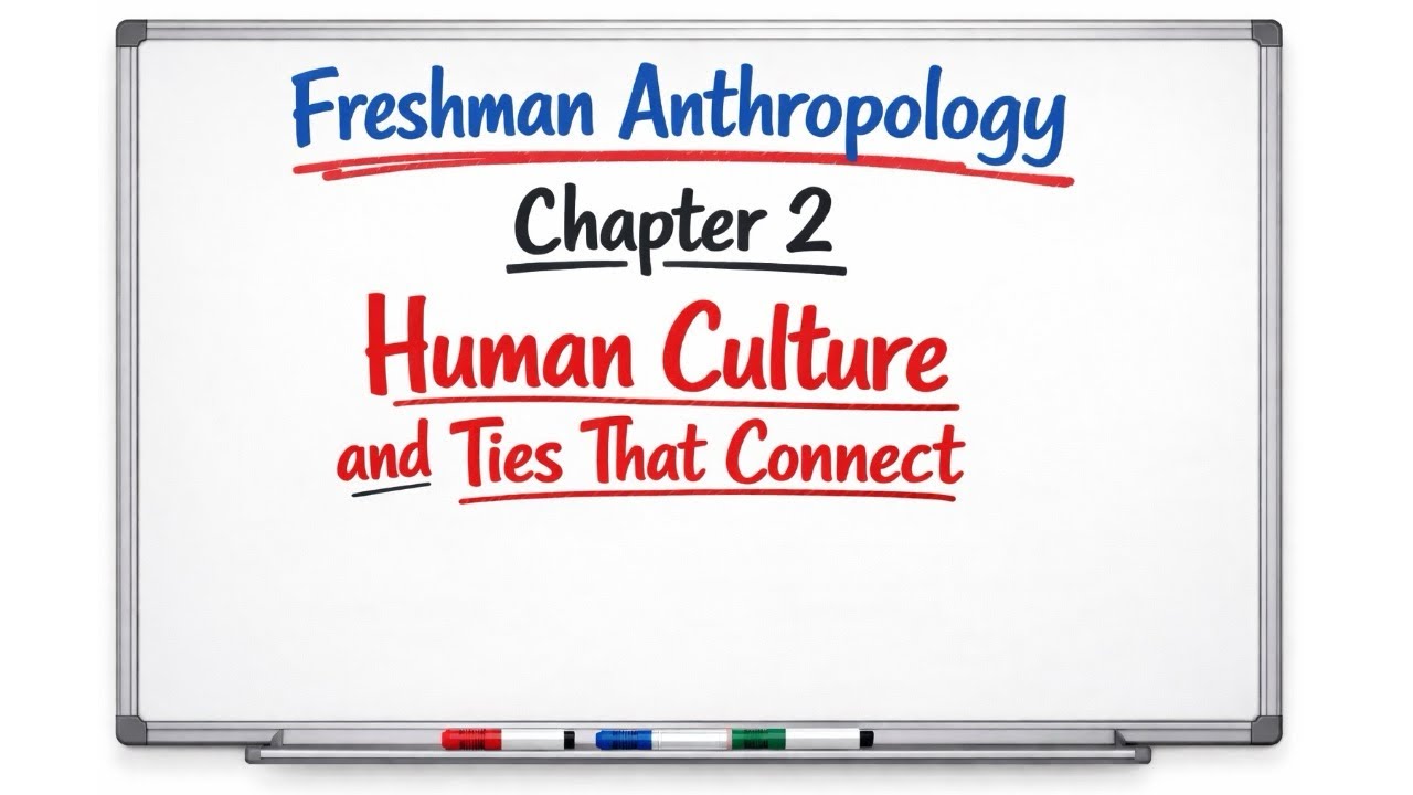 Freshman Anthropology Chapter 2 Human Culture and Ties That Connect: In Nuer Language 