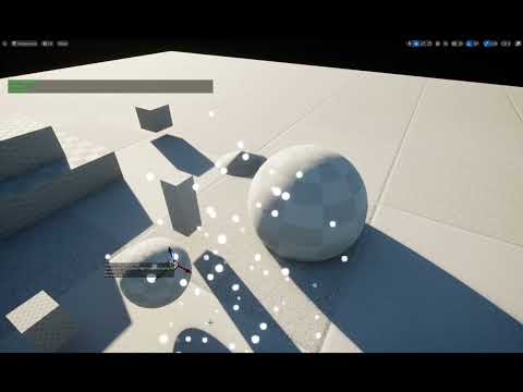 Niagara chain physics and collision on permanent particles - Real Time VFX