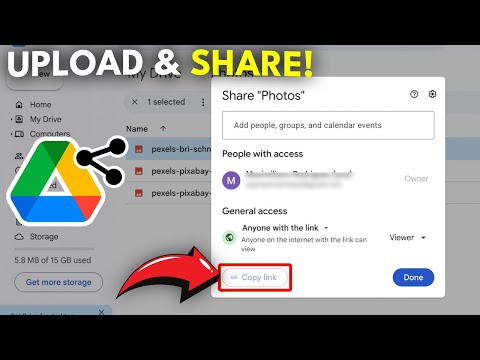 How to Upload Photos on Google Drive and Share The Link (2025)