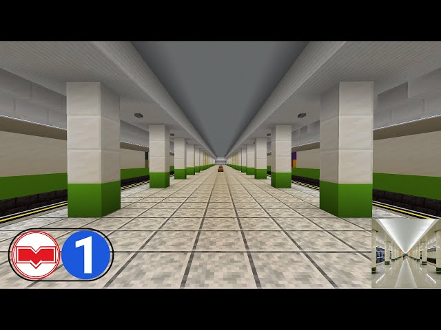 Minsk Subway Moskovskaya Line MTR map Minecraft Map
