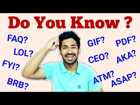 10 Most Common Abbreviations That You Must Know | Abbreviations | ICONIC INDRA