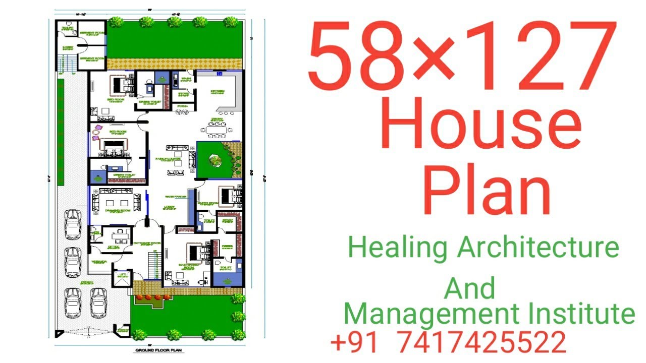 58 x 127 House Floor Plan