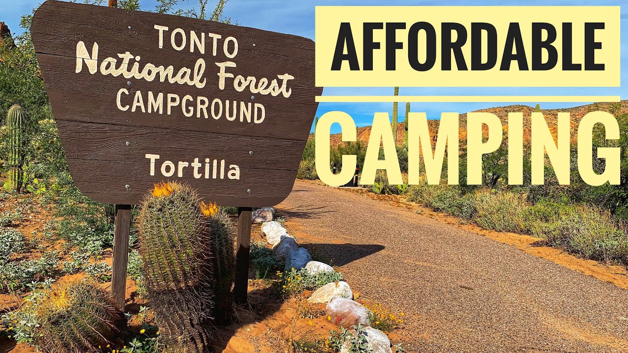 Affordable Camping at Tortilla Campground, Tonto National Forest, AZ