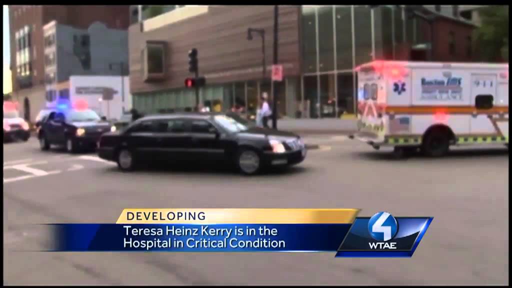 Teresa Heinz Kerry Hospitalized in Citical Condition