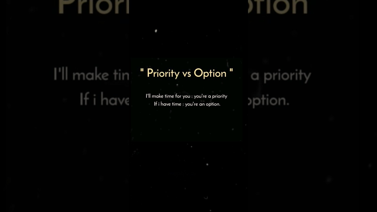 Priority vs Option 💝💕|| Relationship goals|| #shorts #short #viral #love #priority #option