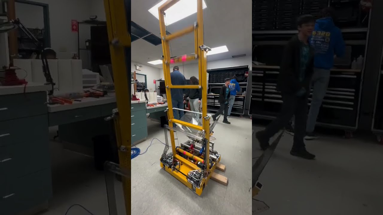 FRC6328 2025 Dev Bot Elevator First Test